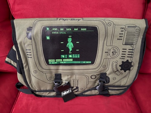 NEW Fallout Bioware Pipboy Pip Boy Messenger Bag Backpack Sack Vault ...