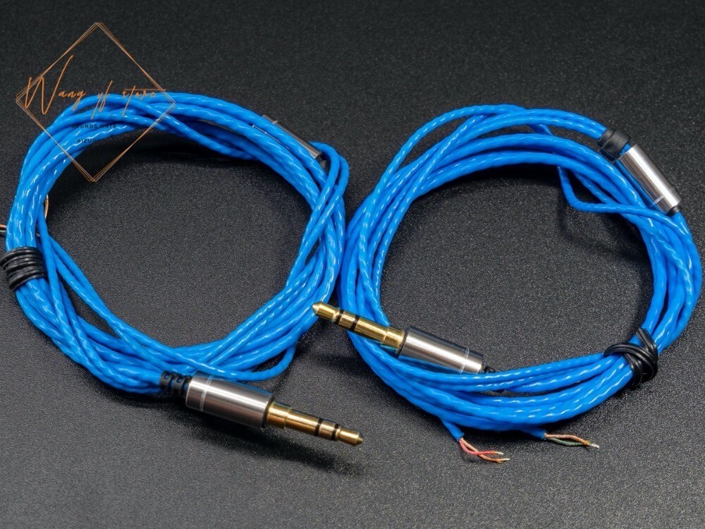 Blue New Upgrade Silver Plated Cable For KOSS Porta Pro Portapro PP ...