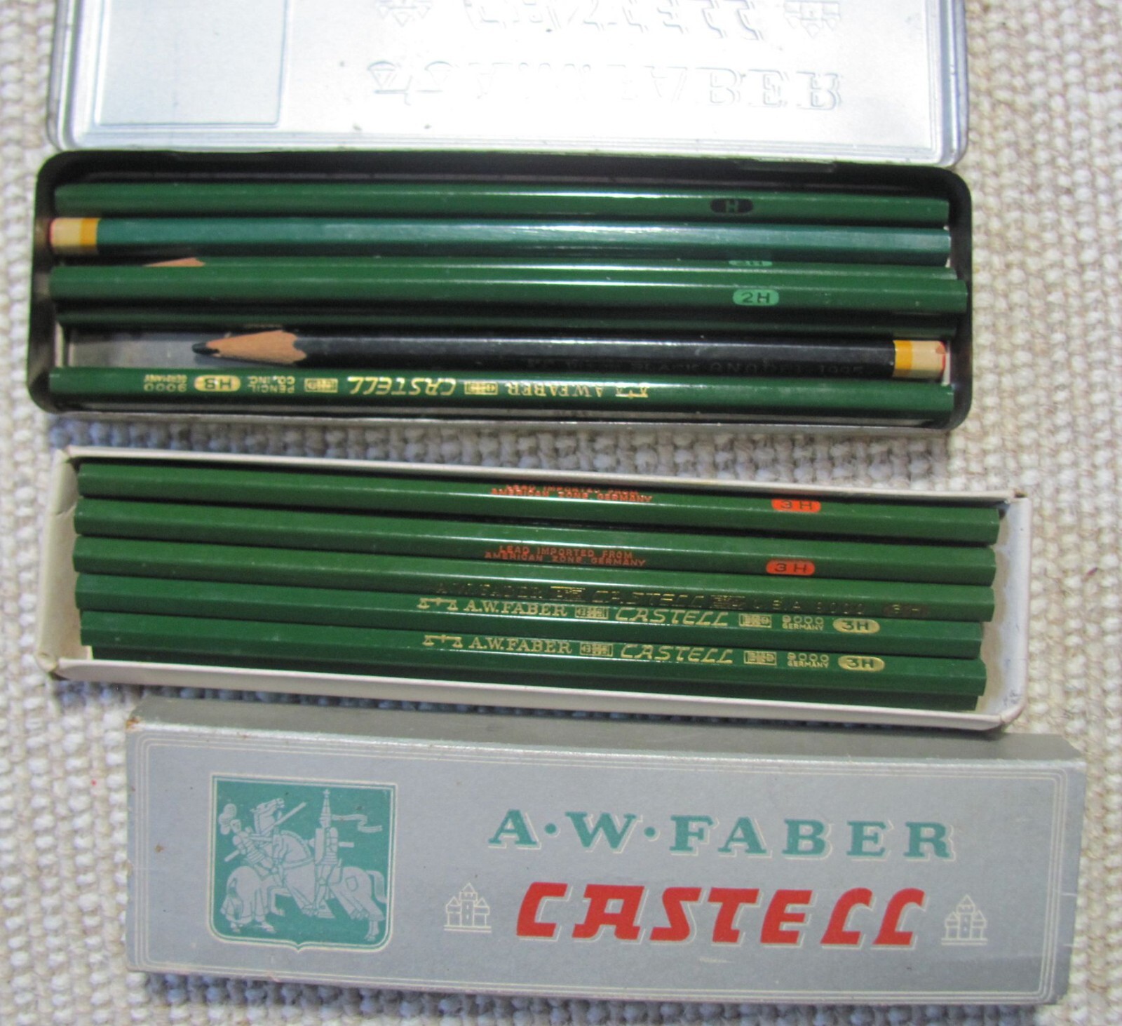 2 Boxes AW Faber Castell Lead Pencils 2H 3H HB Drafting | eBay