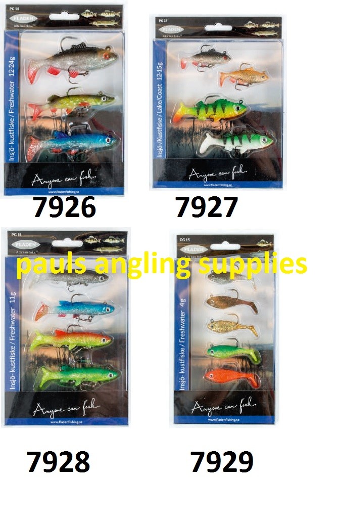 Fladen Fishing Pike Zander Perch Predator Soft Shad Lures for Spinning ...