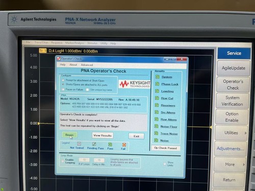 keysight Agilent N5242A PNA-X Network Analyzer 10 MHz – 26.5 GHz port ...
