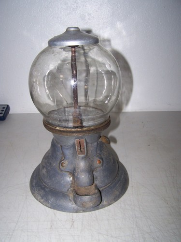 Blue Bird Products Penny coin Drop Vendor gumball machine Vintage | eBay