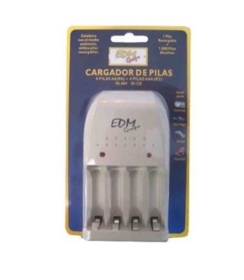 Cargador de pilas para 4 AA/AAA EDM | eBay