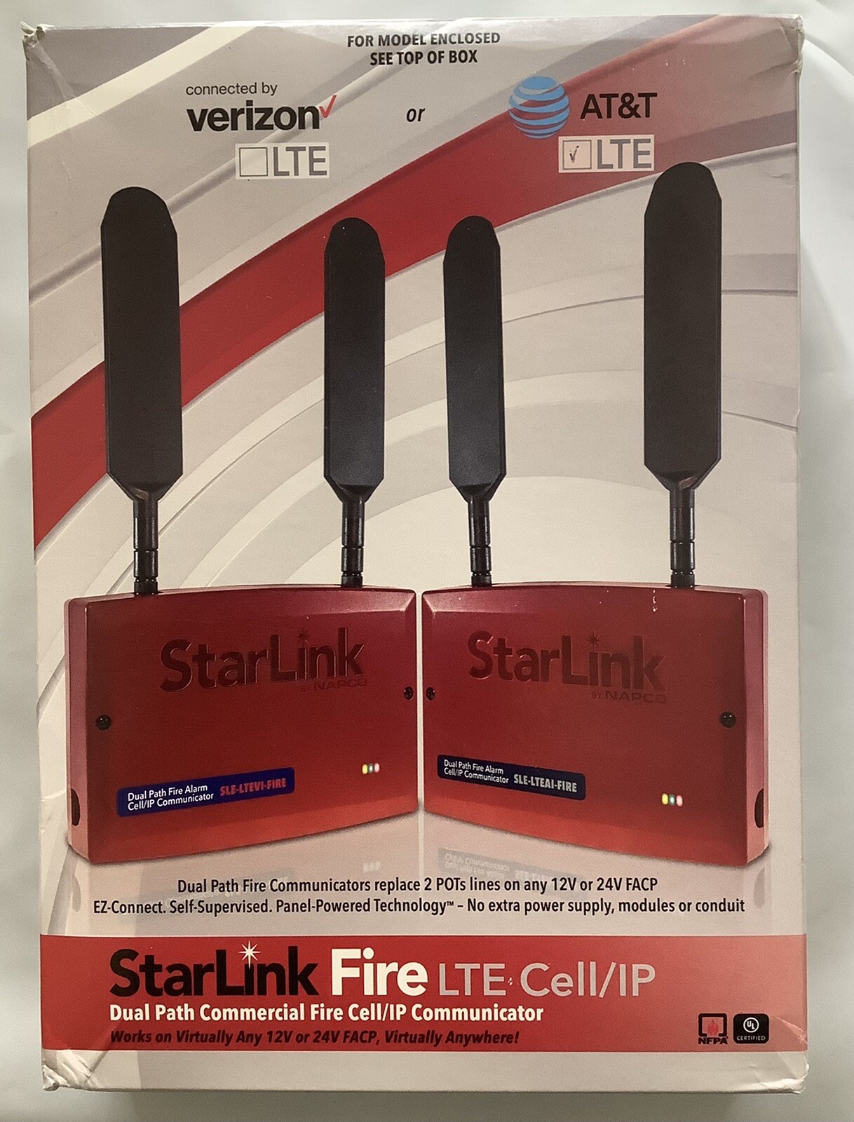NEW Napco Starlink SLE-LTEVI-FIRE AT&T Dual Path Cellular/IP LTE ...