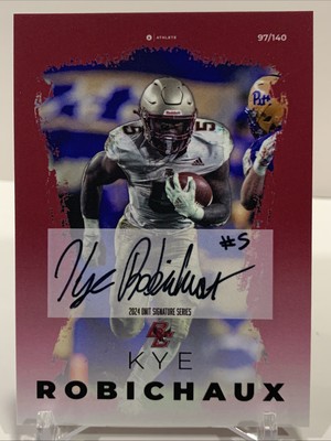 2024 ONIT Athlete - On-Card AUTO #S-10 Kye Robichaux 97/140 Boston ...