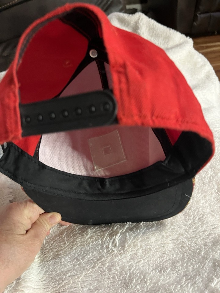 ROBLOX Video Game Baseball Cap Hat Red Youth Adjustable | eBay