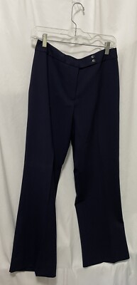PENDLETON Womens Pants Navy Wool Lined Classic career Dress essential 6 ...