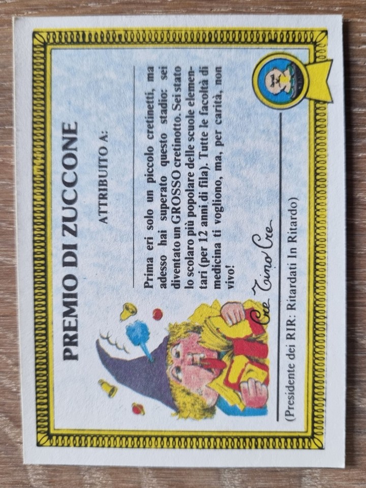 Sgorbions Series 1 #28 Dodo Colabrodo Garbage Pail Kids GPK Drippy Dan ...