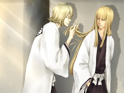 Anime vizard hirako shinji urahara kisuke haori ai Stitched Gaming Mat ...