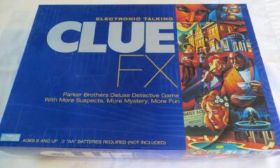 Clue FX Electronic Talking Game Deluxe Detective 9 Locations Butler 8 ...