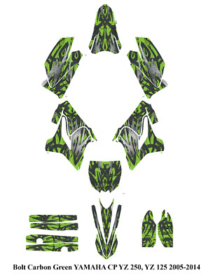 Graphics Kits Decals Stickers For Yamaha CYCRA Powerflow YZ125-250 bolt ...