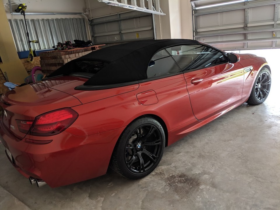 OEM 19" BMW Style 344M 344 Forged Wheels Rims Gloss Black F06 F12 F13 ...