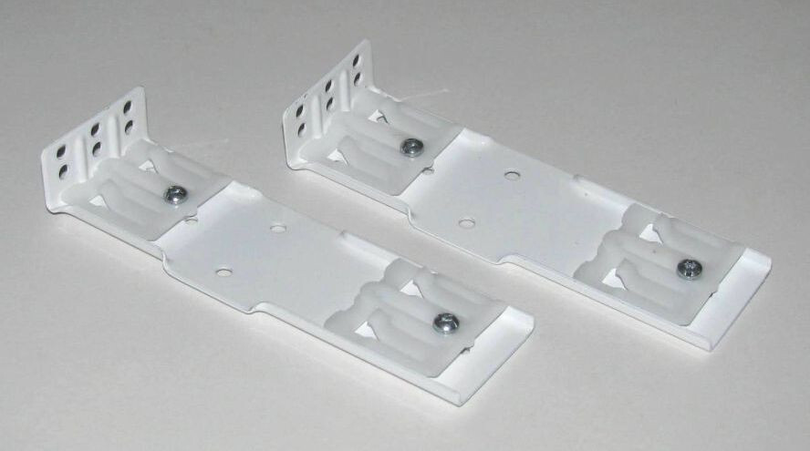 Kirsch Push-in Double Traverse Rod END BRACKETS Part # 3316025 (Pair ...