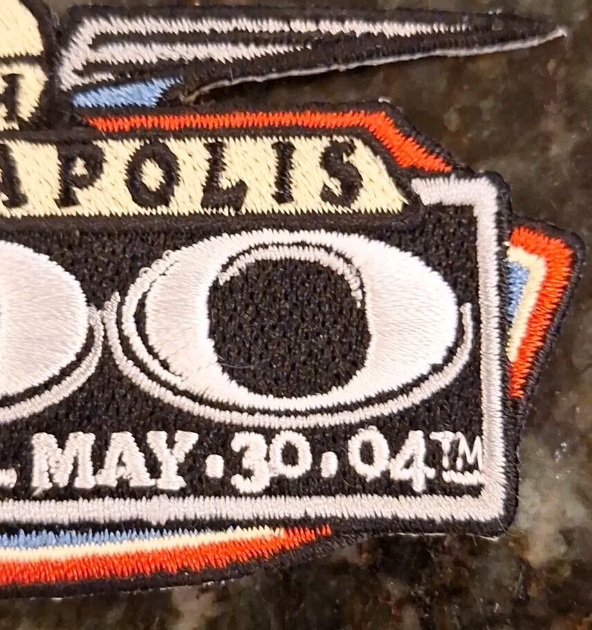 2004 Indianapolis 500 Event Logo Collector Patch Indy 500 IndyCar Buddy ...