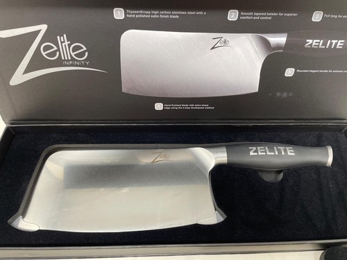 Zelite Infinity Comfort-Pro 7" Cleaver/Butcher Knife High Carbon ...