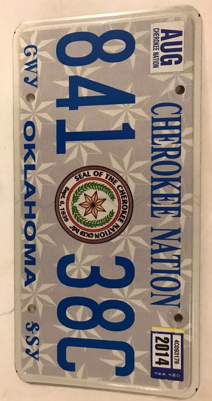 NATIVE AMERICAN INDIAN TRIBE license plate Tribal Lenape Shawnee ...