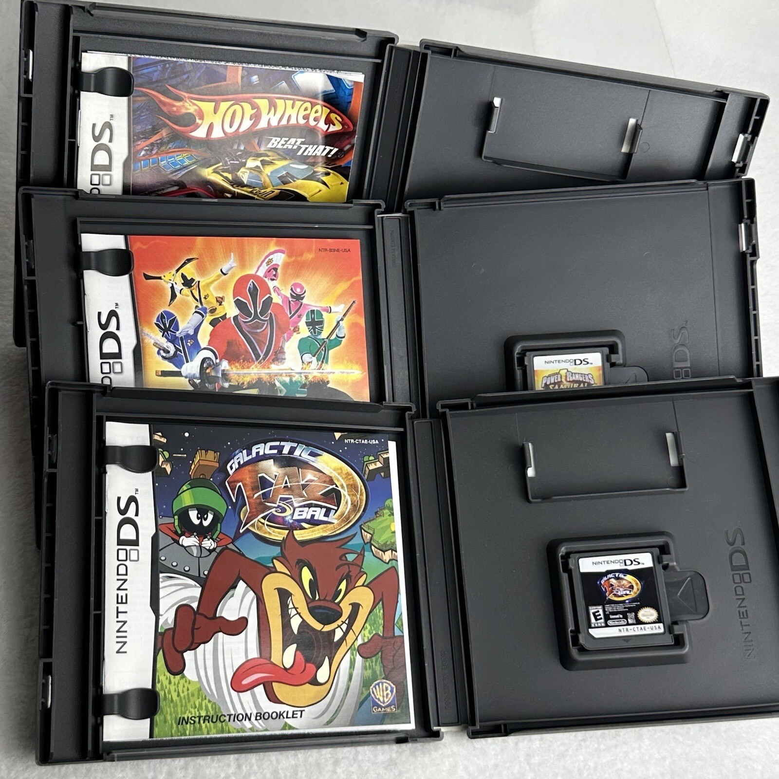 HUGE DS LOT⭐Eragon+Lego Batman+Beyblade+Hot Wheel+Power Ranger⭐Nintendo ...