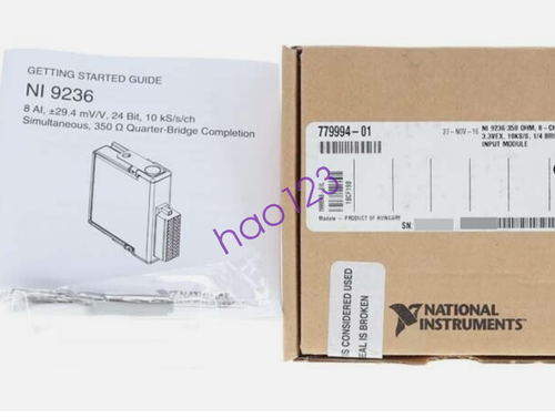 Brand New NI 9236 Module 779994-01 8-Channel ¼ Bridge Strain Gauge ...