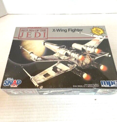 Star Wars Return Of The Jedi X-Wing Fighter SNAP Model Kit Sealed 1990 ...