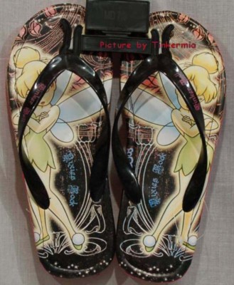 TINKERBELL ADULT SANDALS FLIP FLOPS XLARGE TINKER BELL | eBay