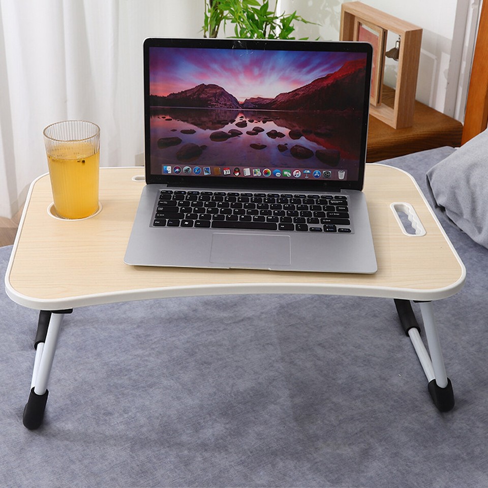 Portable Table Folding Laptop bed table Computer Bed table Breakfast ...