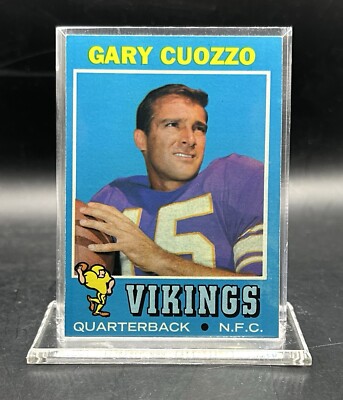 1971 TOPPS GARY CUOZZO MINNESOTA VIKINGS #18 | eBay