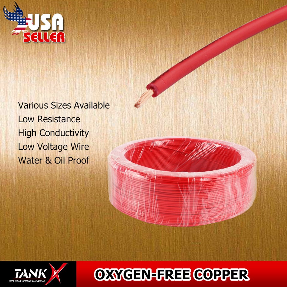 Automotive Copper Primary Wire Harness Lot - 14 12 10 8 Gauge Ga Power ...