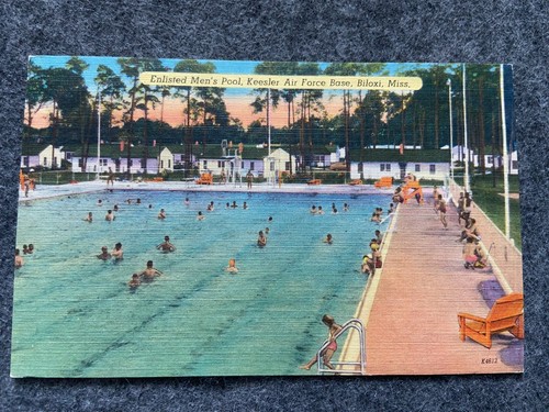 The Pool, Keesler AFB, Biloxi, Mississippi Vintage Postcard | eBay