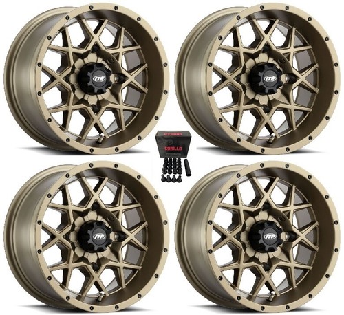 ITP Hurricane UTV Wheels/Rims Bronze 14" Can-Am Commander Maverick (4 ...