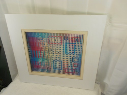 YAACOV AGAM "MAGIC RAIN" # 75/99 HAND SIGNED LIMITED EDITION FRAMED ...