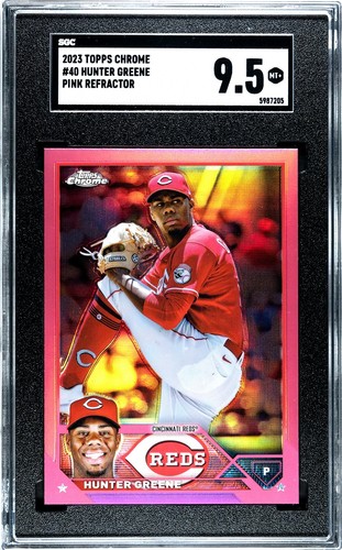 2023 Topps Chrome - Hunter Greene #40 Pink Refractor for sale online | eBay