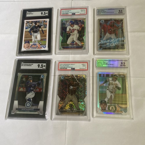 Lot Of 6 Graded Baseball Cards | eBay