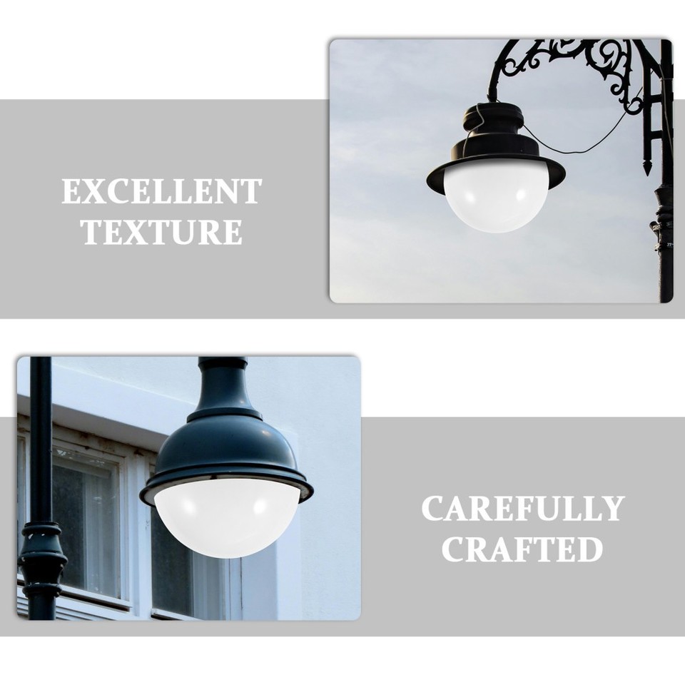 Wall Lamp Shade Round Lampshade Outdoor Globe Light Shades Cover | eBay ...