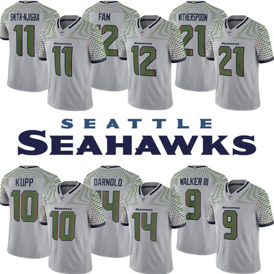 Men's Seahawks Wolf Gray 2025 Rivalries Collection Player Jersey S-3XL ...