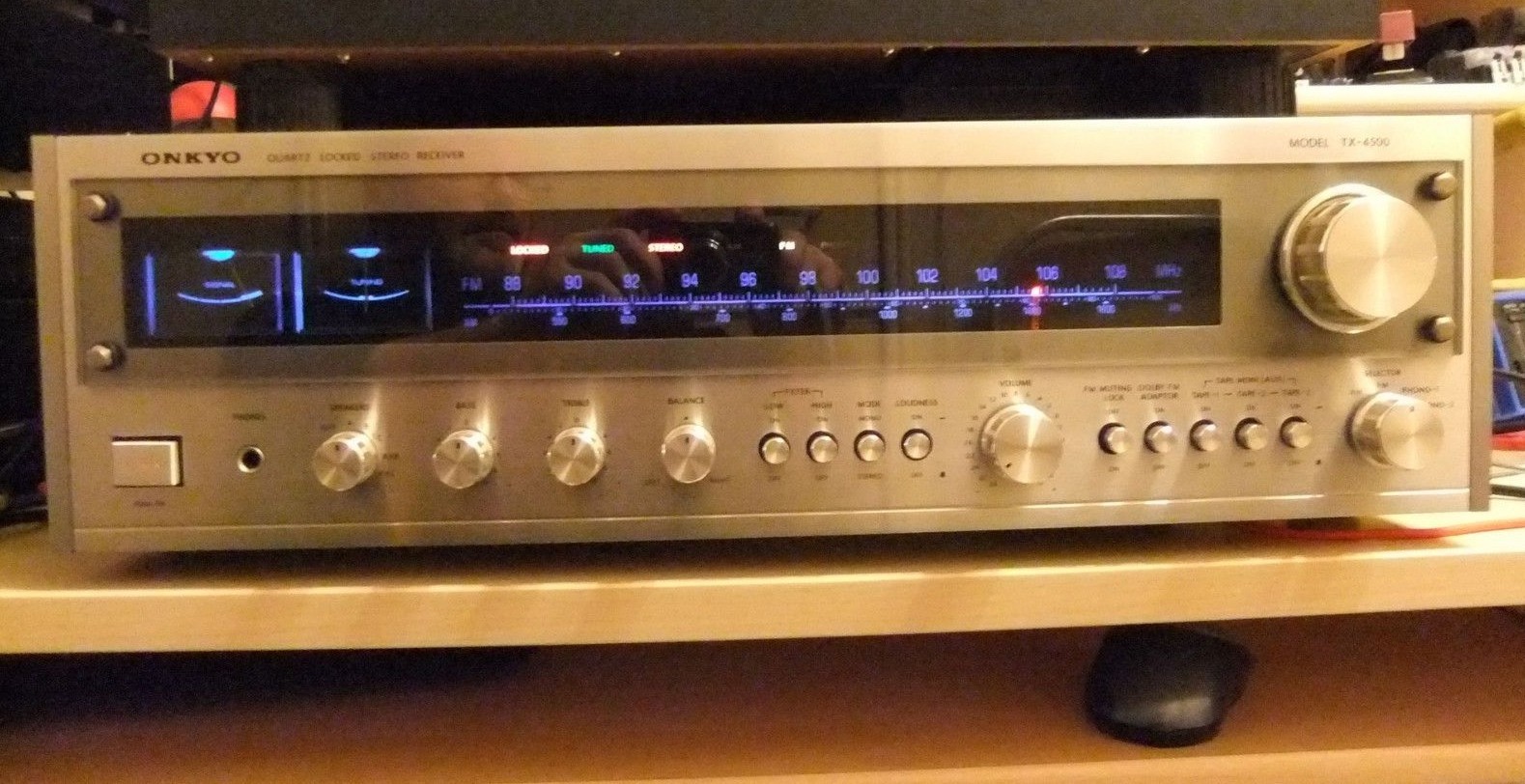 LED LAMP KIT TX-4500 (COOL BLUE)STEREO RECEIVER VINTAGE DIAL METER ...