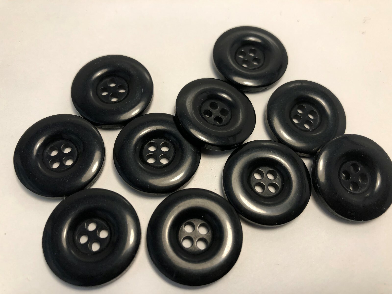 New Black Buttons large coat jacket sizes 13/16,11/16. 7/8 B51 | eBay