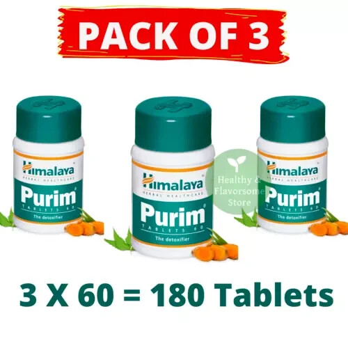 Himalaya Purim 180 Tablets | Skin Health Support | Exp 05/2027 | Free ...