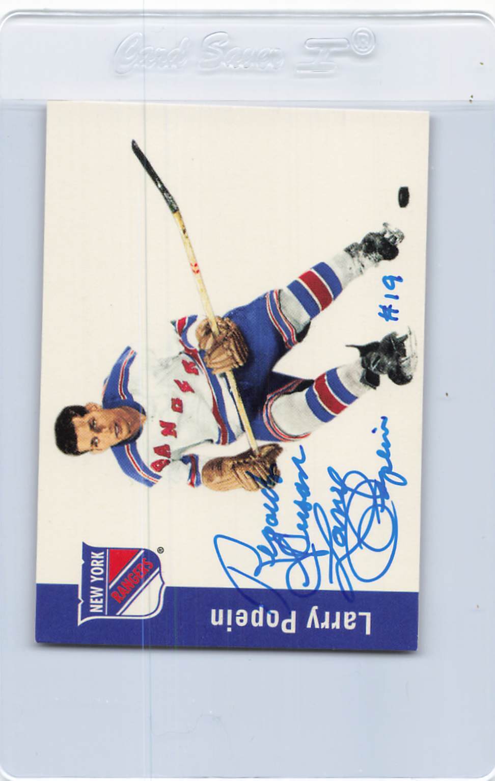 1994 Parkhurst #95 Larry Popein Rangers Signed Auto *J7637 | eBay