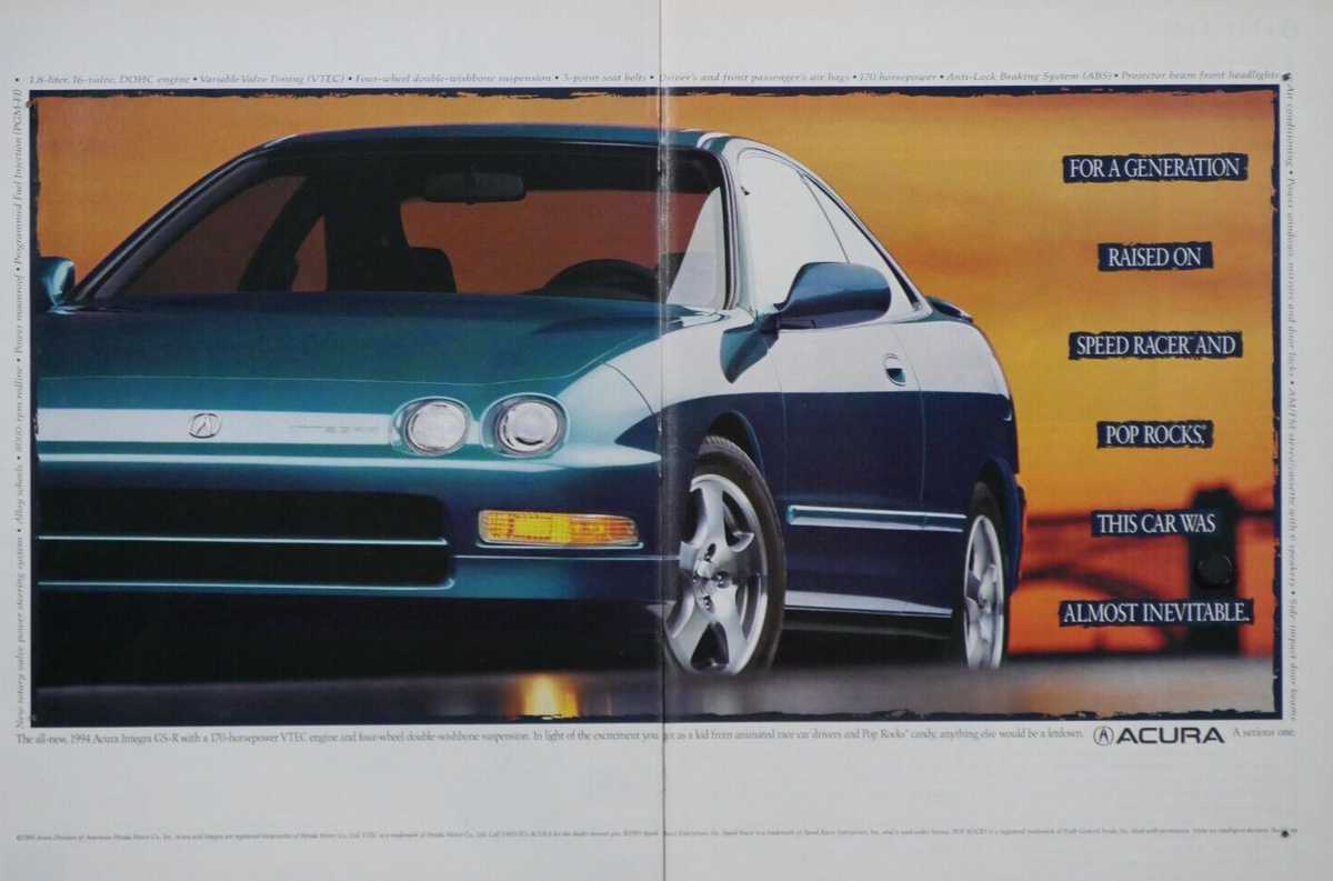 94 Acura Integra Specs