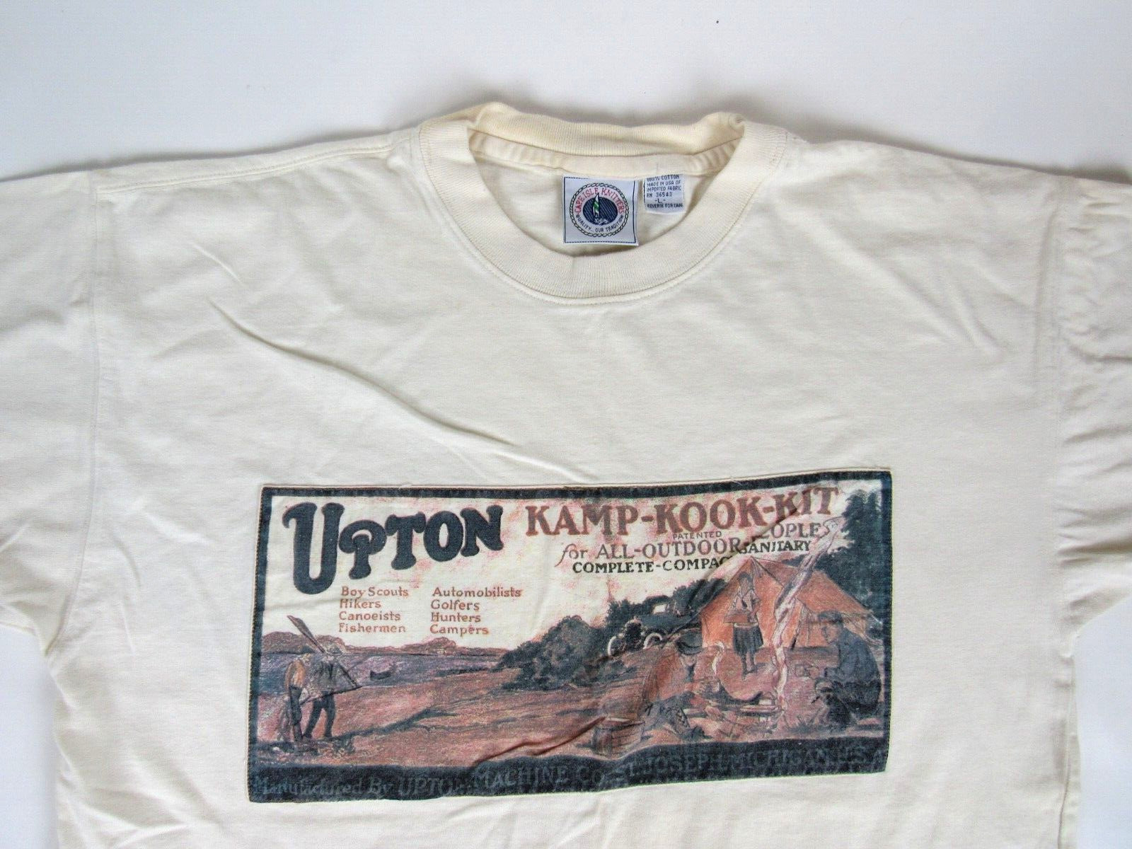 Vtg 80s 90s Upton Kamp Kook Kit Camping Stove Promo T… - Gem