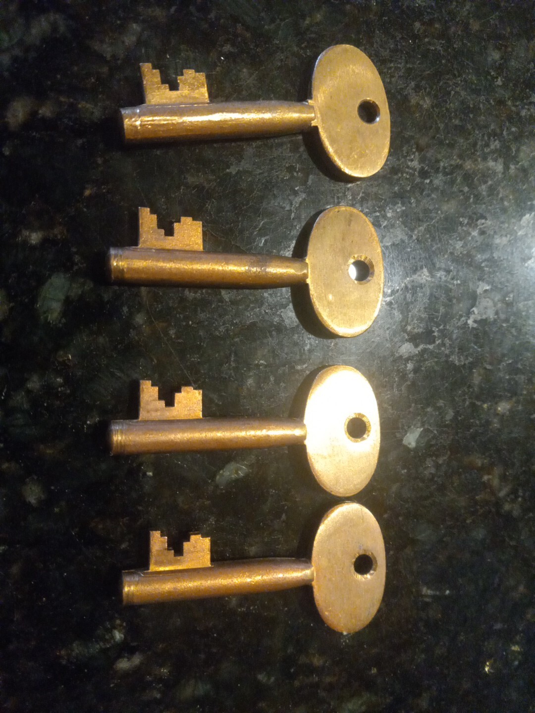 One vintage old Gamewell Police Call Box Fire Alarm Solid Shaft Brass ...