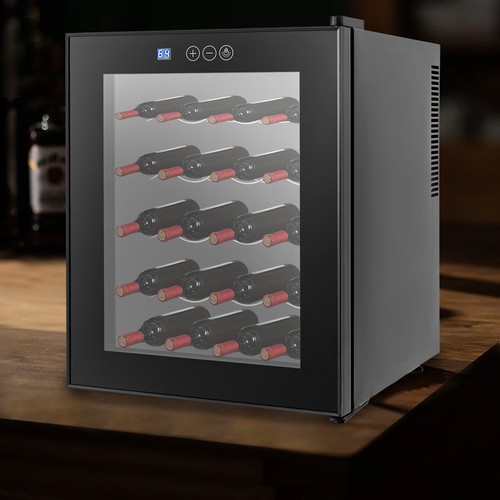 Countertop Wine Cooler Refrigerator Black Fridge Freestanding Wine ...