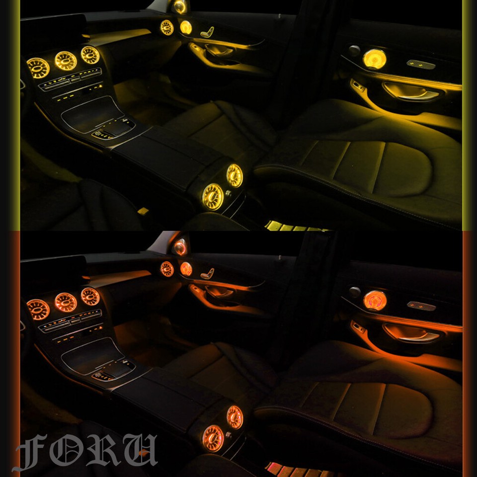Mercedes-Benz C Class W205 GLC X253 64 Colors Air Vent LED Ambient ...