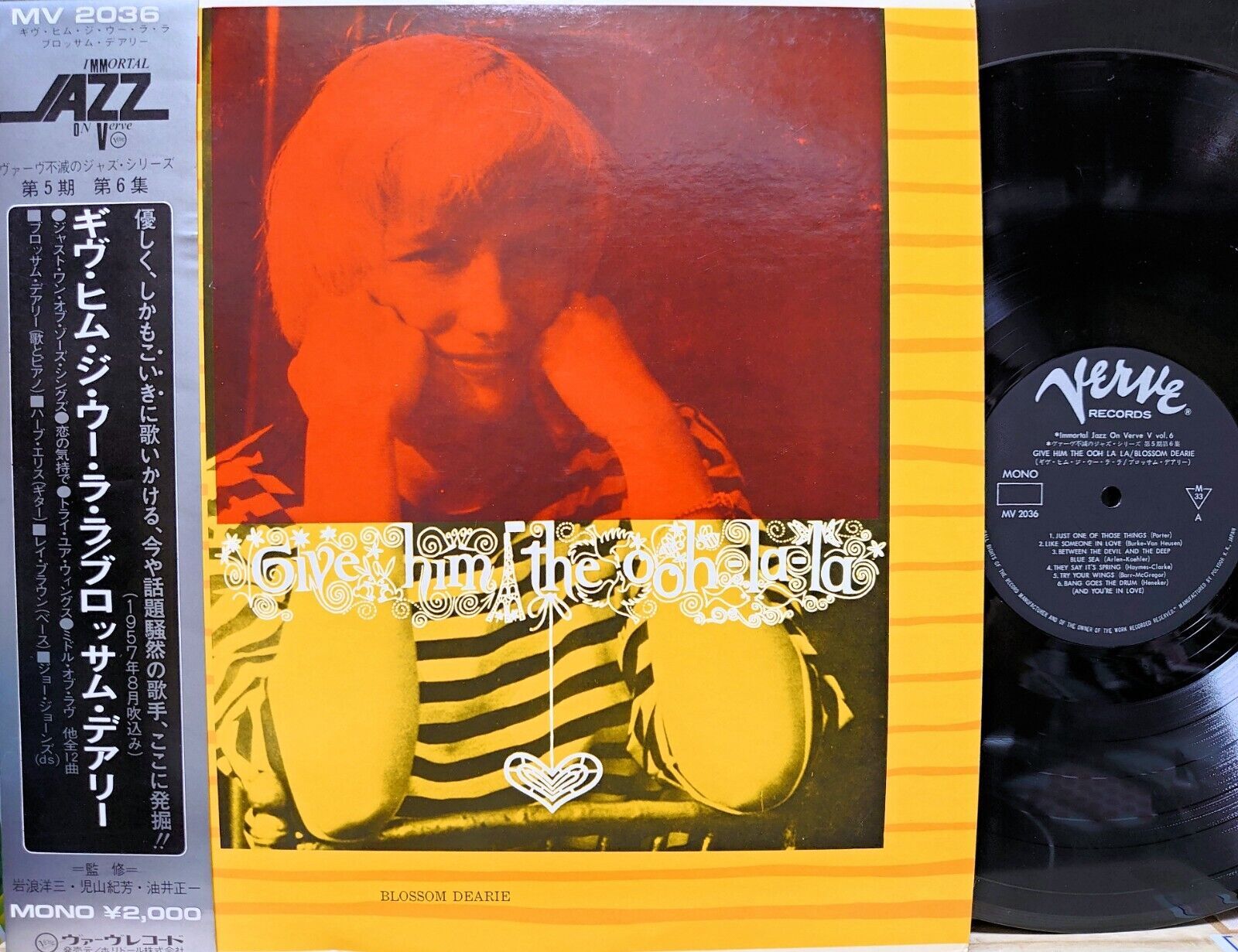 BLOSSOM DEARIE "GIVE HIM THE OOH-LA-LA" VERVE JAPAN LP Vinilo OBI VG++ ...