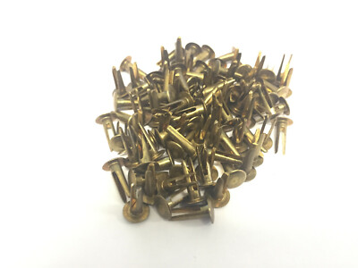 LOT OF 100 NATIONAL RIVET MS35685-13 NATIONAL BRASS SPLIT RIVET HOLE ...