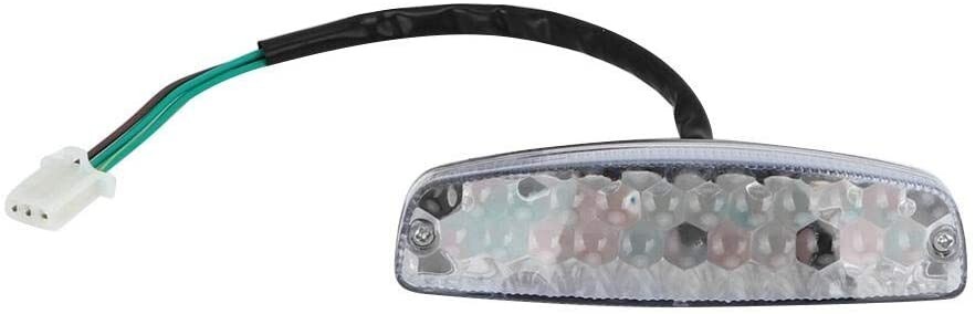 4-WHEELER QUAD CLEAR ATV TAIL LIGHT / BRAKE LIGHT LED LITE 50CC 70CC ...