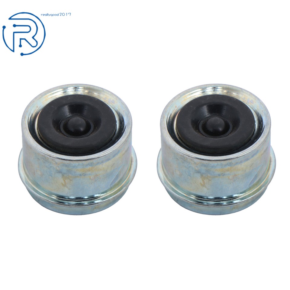 Pack of 2 Trailer Axle Kits With 4 on 4" Bolt Idler 1" Hub & Round Bt8 ...