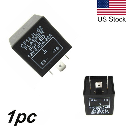 3-Pin CF-14 CF14 JL-02 Fix LED Turn Signal Bulbs Hyper Flash Issue ...