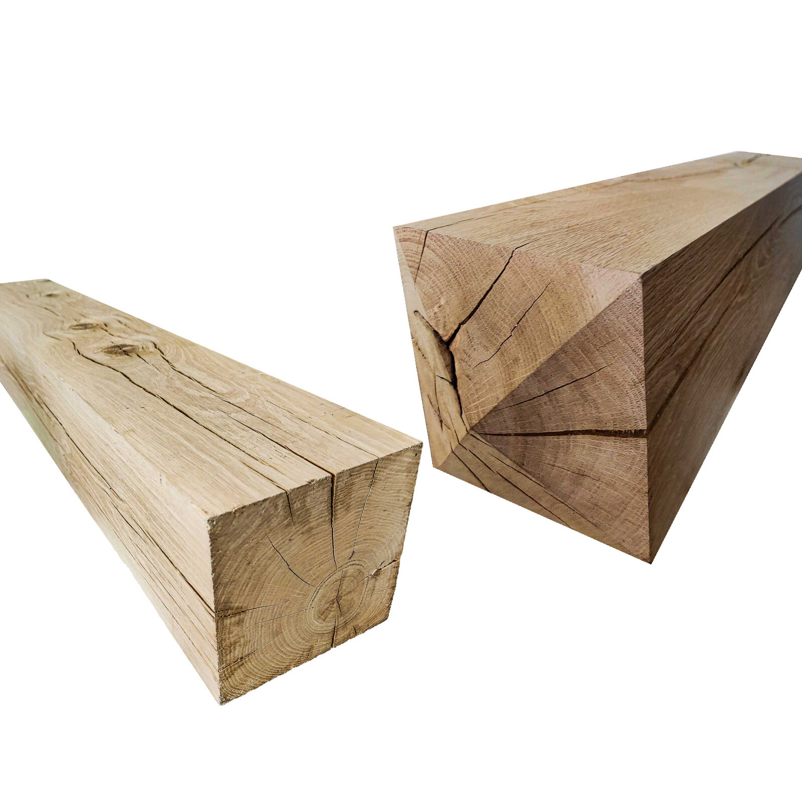 PAR: Solid Oak Post Hardwood. Square Or Pointed 6x6 3ft 900mm Gate ...