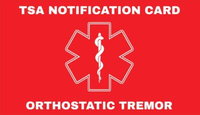 ORTHOSTATIC TSA Notification Wallet Air Travel Card - QUANTITY | eBay